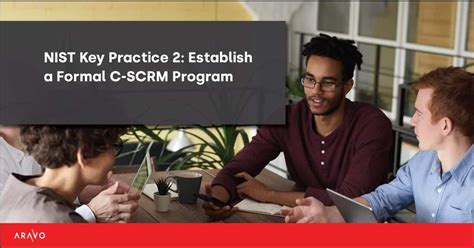 Nist Key Practice 2 Establish A Formal C Scrm Program Aravo