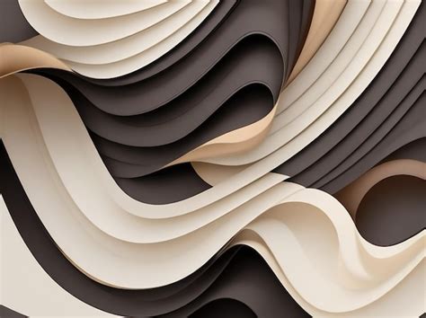 Premium Ai Image Abstract Ebony Dreams Layered Background
