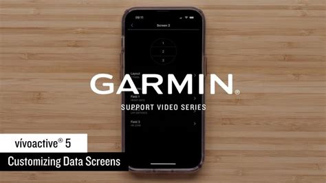 garmin support vívoactive® 5 series customizing data fields