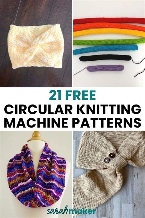 21 Free Circular Knitting Machine Patterns Sentro And Addi Knitting