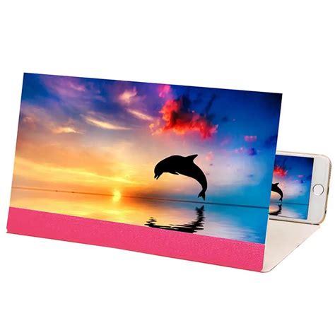 12 дюймов 3d мобильный увеличитель для экрана телефона