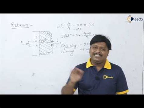 Extrusion Process Video Lecture Production Engineering Video Lectures For GATE Mechanical
