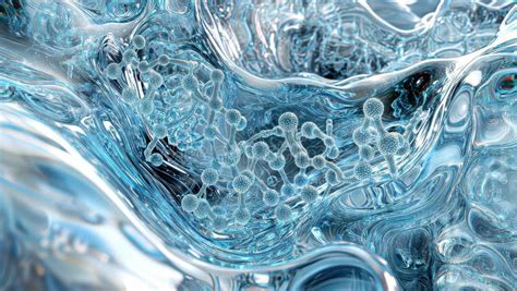 Dynamic Molecular Environment Captured Under A Microscope Generative