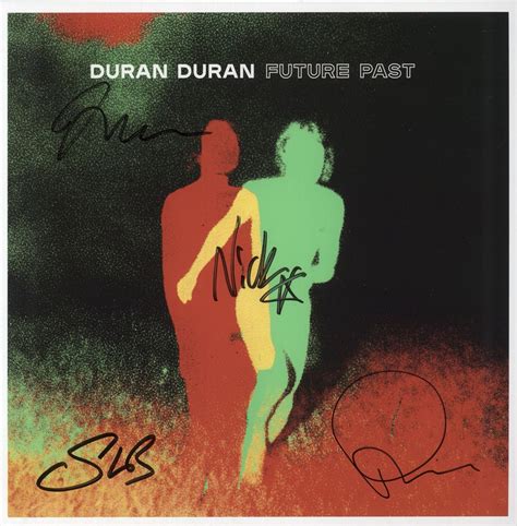 Duran Duran Future Past Deluxe Cdcassette Autographed Print Uk Cd