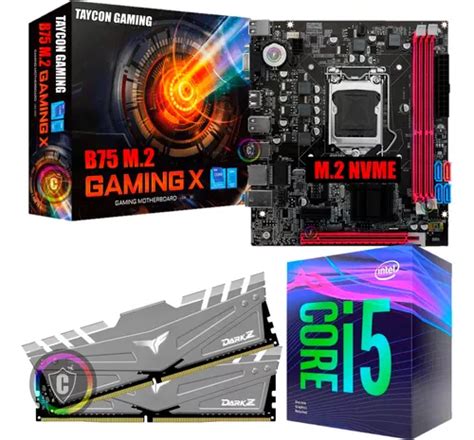 Kit Upgrade Gamer Intel Core I5 3 4ghz H61 8gb De Ram Frete grátis