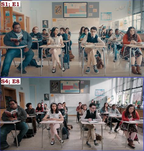 Comparison S1 E1 Class To S4 E8 Class Filmed 3 And A Half Years