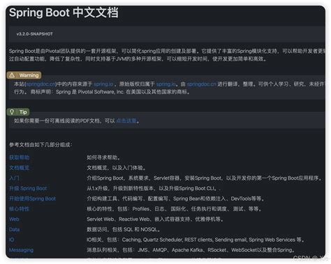 Springboot学习日记（八） Csdn博客