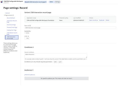 How To Set Csm Fsm Configurable Workspace As The Servicenow