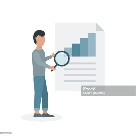 개념 벡터 일러스트레이션을 분석하는 데이터 플랫 디자인 개념에 대한 스톡 벡터 아트 및 기타 이미지 개념 개발 경영자 Istock