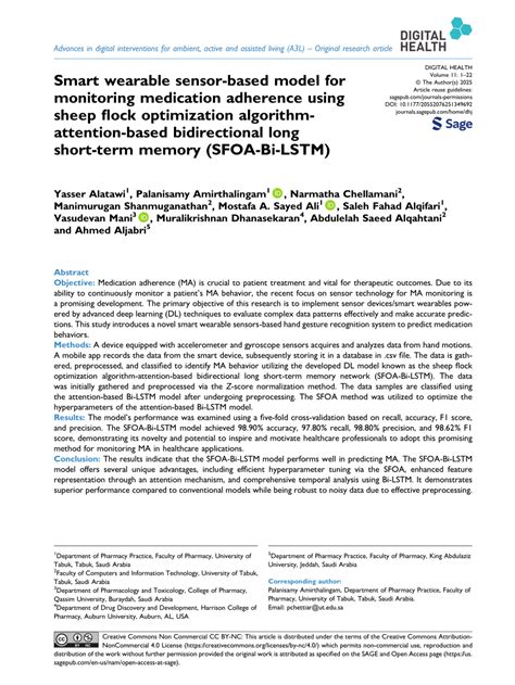 Pdf Smart Wearable Sensor Based Model For Monitoring Medication