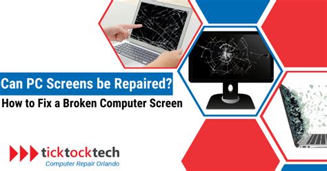 How to Fix a Broken Computer Screen in 2024 - TickTockTech - Computer Repair Orlando