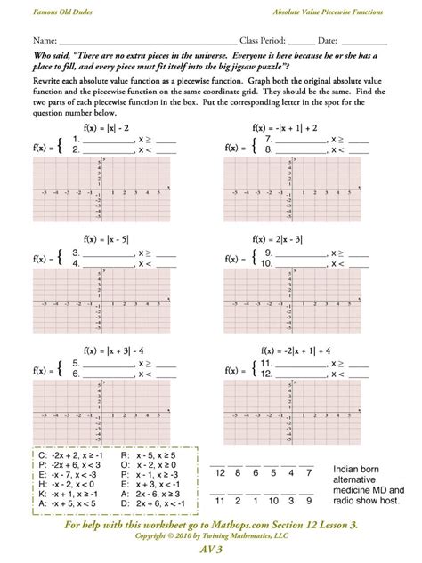 Av Absolute Value Piecewise Functions Mathops Db Excel