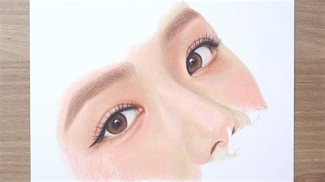 Korean Girl Eyes Drawing