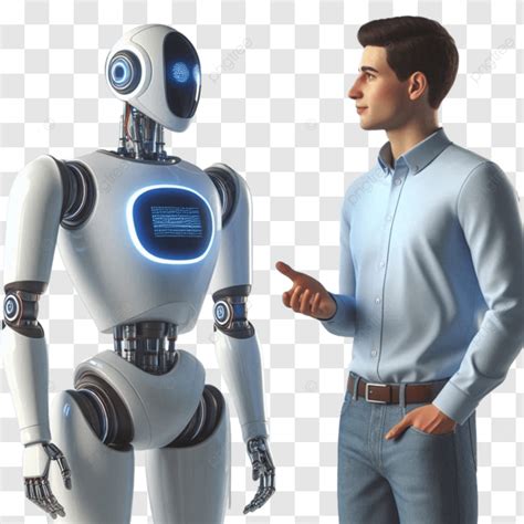 Ai 로봇이 남자와 채팅하다 인공 지능 로봇 남자와 채팅 로봇 Png 일러스트 및 이미지 에 대한 무료 다운로드 Pngtree