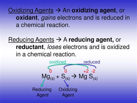 PPT - Oxidizing & Reducing Agents PowerPoint Presentation, free download - ID:5771248