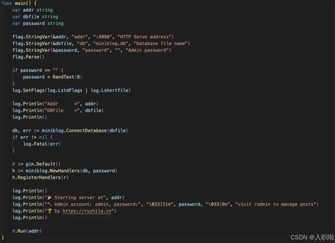 用gormgin实现一个博客 快速入门go 后端求职新方向gin Gorm 框架项目实战 Csdn博客