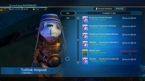 I Really Want To Install The Nipnip Buds In My Exosuit R Nomansskythegame