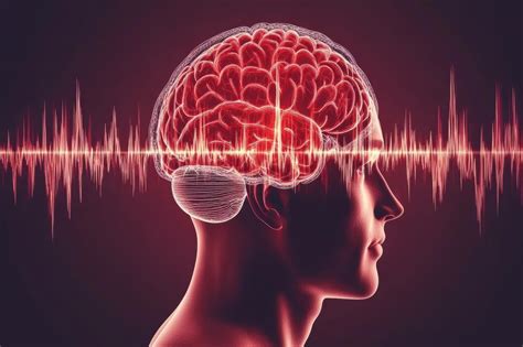 Neurofeedback Neuro Electronic Mapping And Biofeedback Technology Human Profile With Glowing