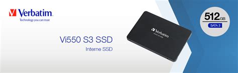 VERBATIM Vi550 S3 SSD - 512GB Internal SSD - Solid State Drive - 2.5 ...