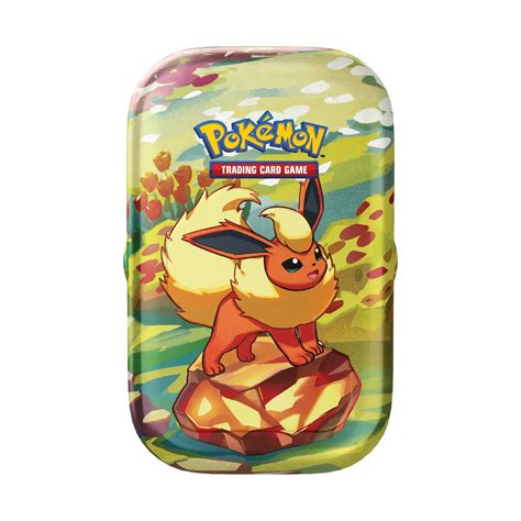 Prismatic Evolutions Mini Tins Flareon Tin Swagykarp
