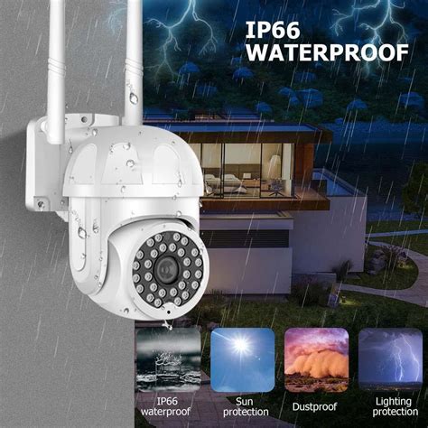 Jual CCTV IP Antena HITAM Kamera Outdoor CCTV Wifi P Waterproof Camera CCTV PTZ Tanpa