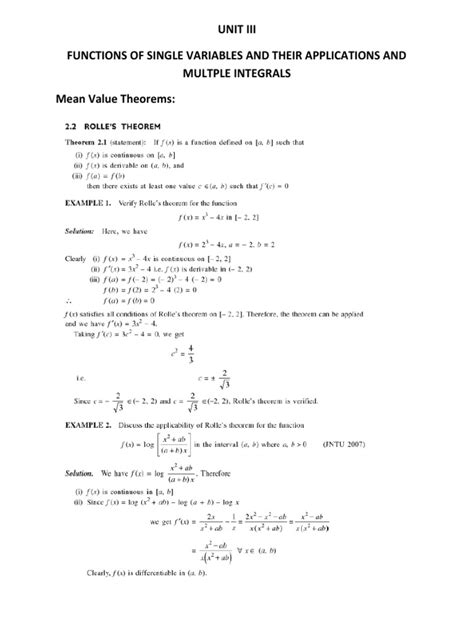 Functions Of Single Variables Download Free Pdf Curvature Maxima