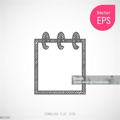 참고 아이콘이 나 기호 디자인은 회색 배경에 목록을 할 수 있습니다 웹 디자인 개념에 대 한 좋은 노트북 평면 문서 벡터