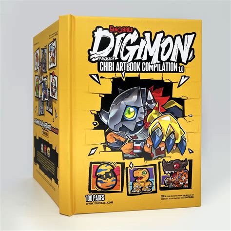 Sinobalis Digimon Chibi Art Book Compilation 1 0 Sinobali