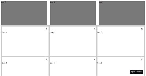 angular gridster2 examples codesandbox