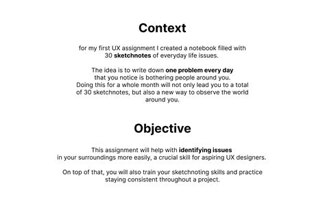 Ux Notebook Assignment 01 Behance