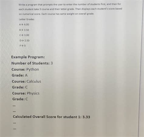 Solved Write A Program That Prompts The User To Enter The