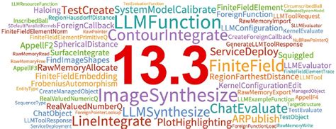Llm Tech And A Lot More Version 133 Of Wolfram Language And