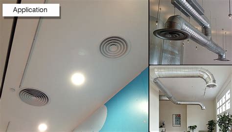 Rd A3 Round Ceiling Diffuser With Plastic Damperround Diffuserround Air Diffuser Aluminum