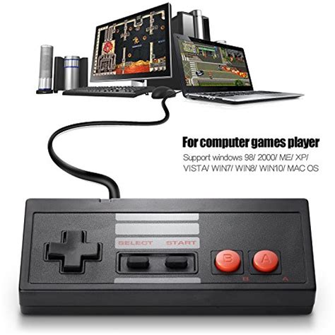 2 Pack Classic Usb Controller For Nes Gaming Miadore Pc