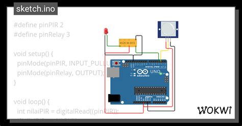 Relaypir Wokwi Esp32 Stm32 Arduino Simulator