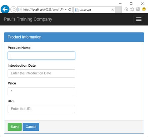 Angular Data Entry Forms Part Of