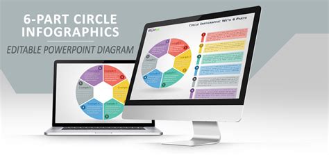 Circle Infographic With 6 Parts For PowerPoint