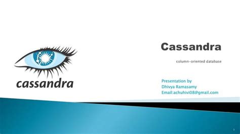 Cassandra Basics Ppt