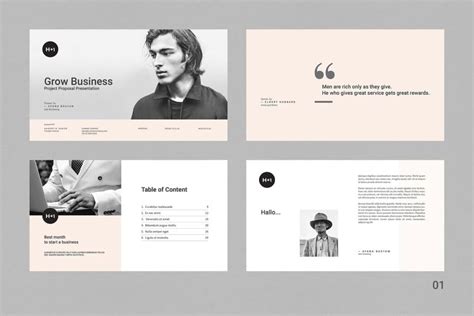Project Proposal PowerPoint Template 32 Slides MasterBundles