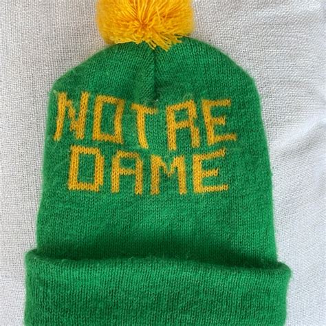 Notre Dame Beanie Etsy