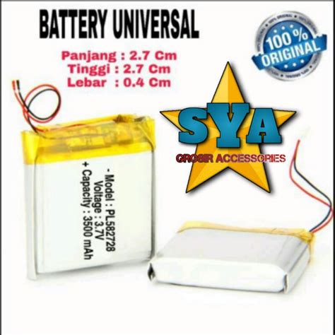 Jual Baterai Battery Original Universal Bluetooth Dan Speaker Panjang Cm Shopee Indonesia