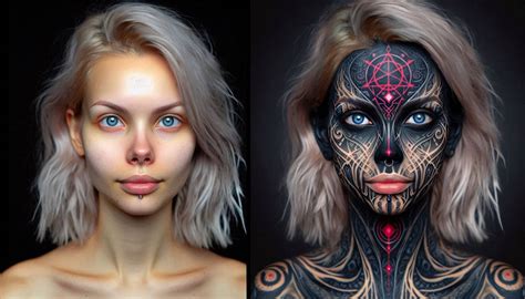 Tattooed Woman 252 By Yaalzaruth On Deviantart