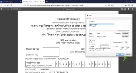 Print Button Flicks When Cancel Print Option · Issue 1874 · Opencrvsopencrvs Core · Github