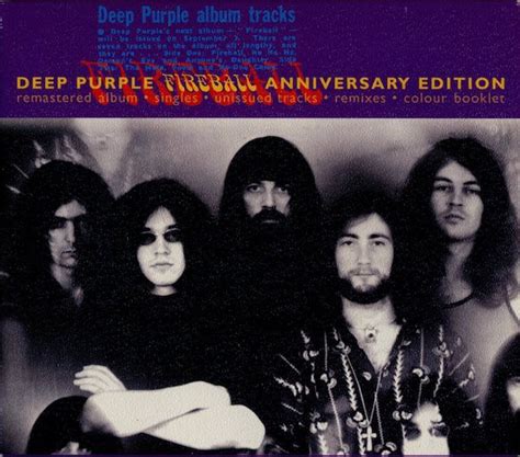 Deep Purple Fireball Cd 25th Anniversary Edition Album Reissue