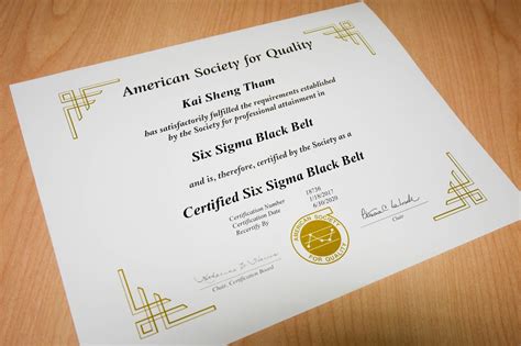 Certified Six Sigma Black Belt Cssbb Javin Tham