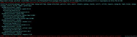 Adminset安装部署报错解决方法error Cannot Uninstall Python Ldap It Is A Dis