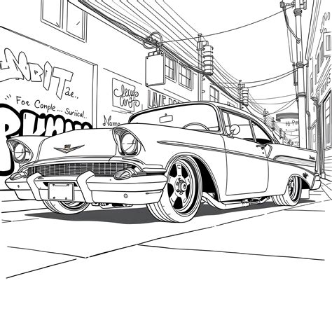 Best Lowrider Coloring Pages Free Printable Pdf