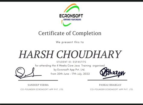 Harsh Choudhary On Linkedin Java