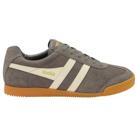 Buy Gola Mens Harrier Suede Sneaker In Ashecru Online At Gola