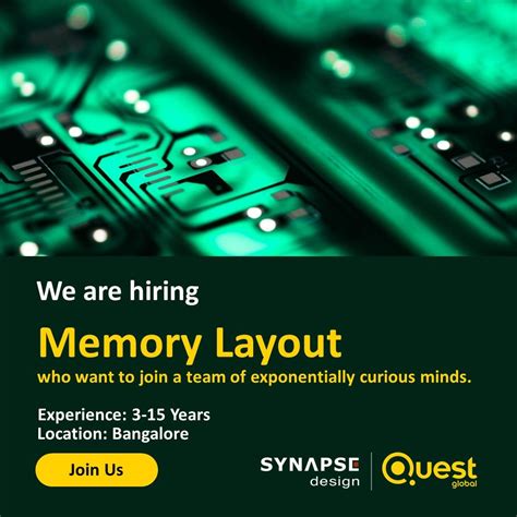 Ruchi Balakrishnan On Linkedin Memorylayout Synapse Vlsidesign Semiconductorindustry Vlsijobs